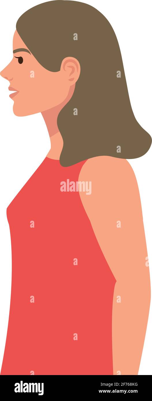 young lady character Stock Vector Image & Art - Alamy