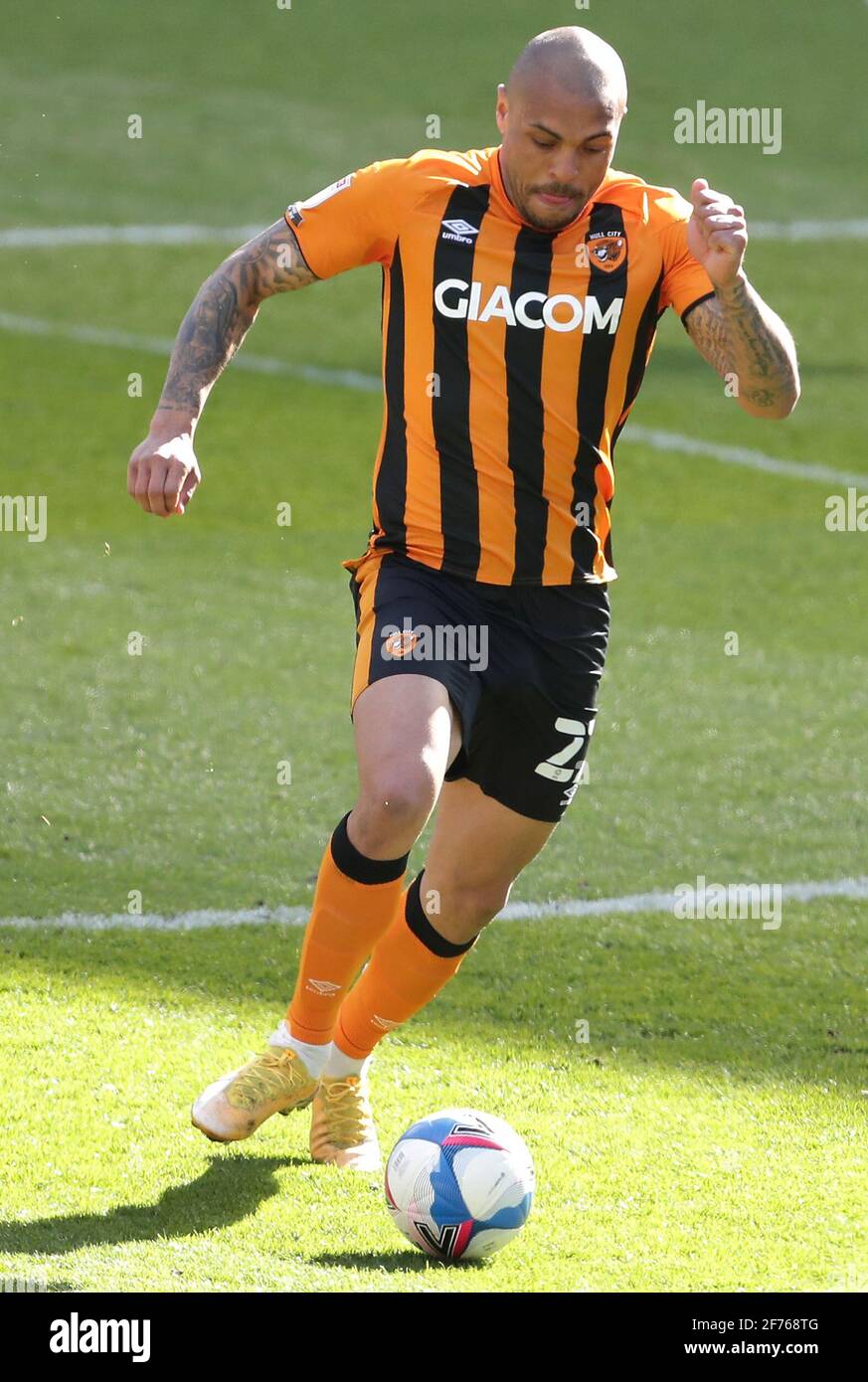 Hull City's Josh Magennis in action during the Sky Bet League One match ...