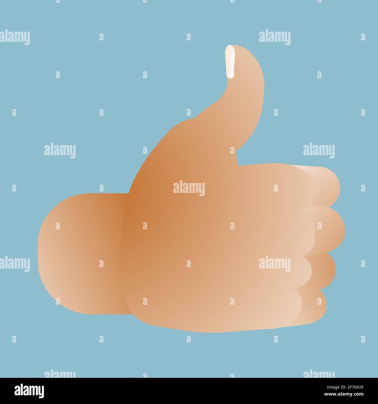 Thumbs up ok agree Stock Vector Images - Alamy