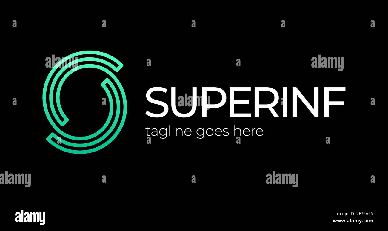 Letter S logo. Infinity Letter S Logo Design Template. Vector logotype ...