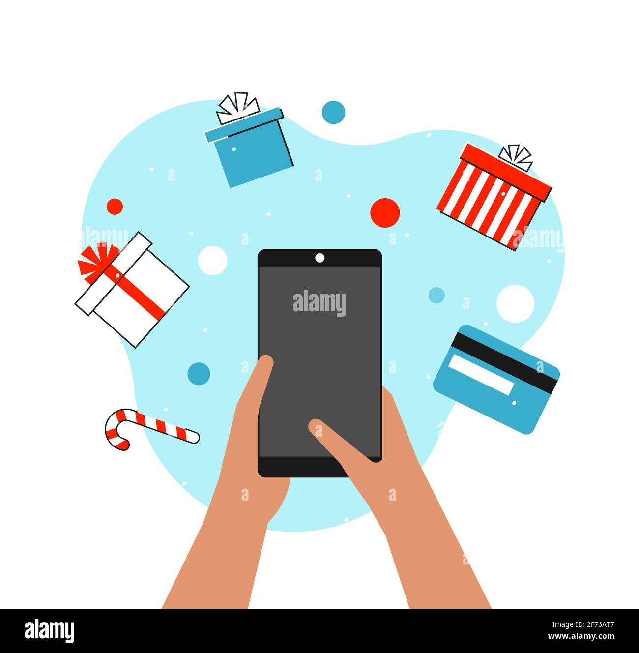 Christmas on credit Stock Vector Images - Alamy