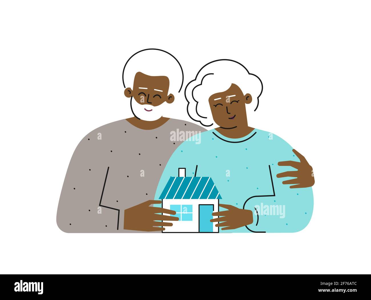 Home pensioner Stock Vector Images - Alamy