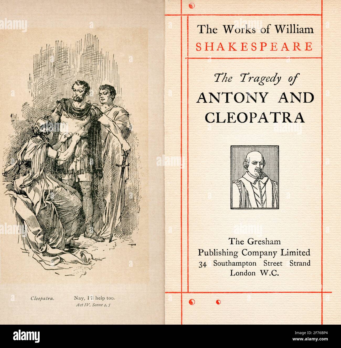 William shakespeare play antony cleopatra hi-res stock photography and ...