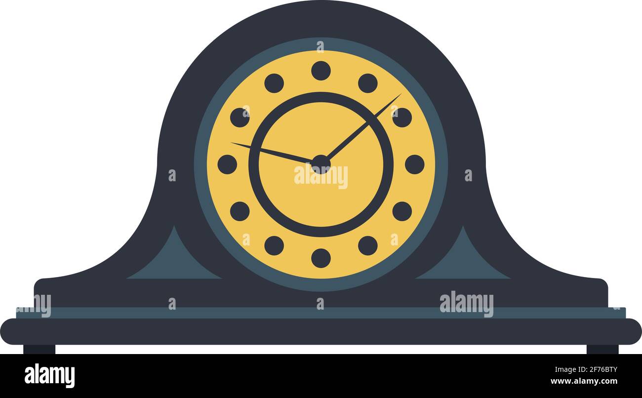 Clock vector old vintage wood clockwork illustration Stock Vector Image ...