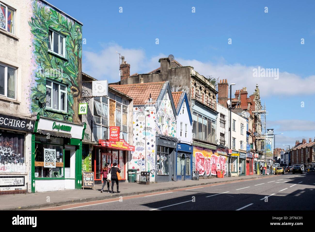 Stokes croft area bristol hi-res stock photography and images - Alamy