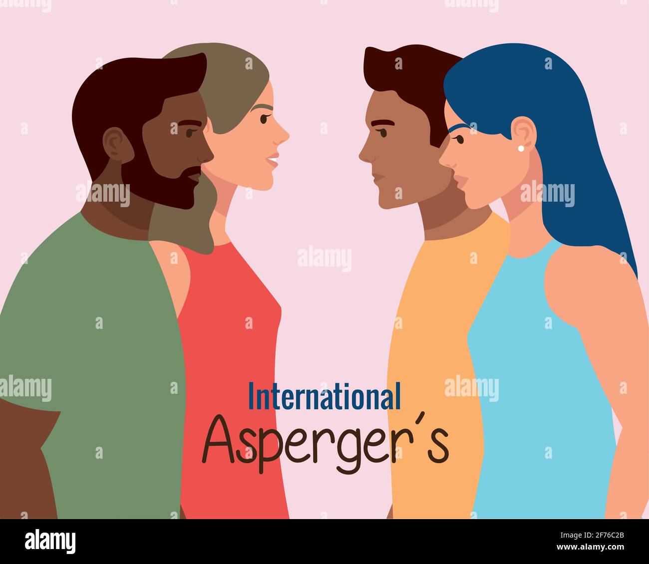 Interracial man Stock Vector Images - Alamy