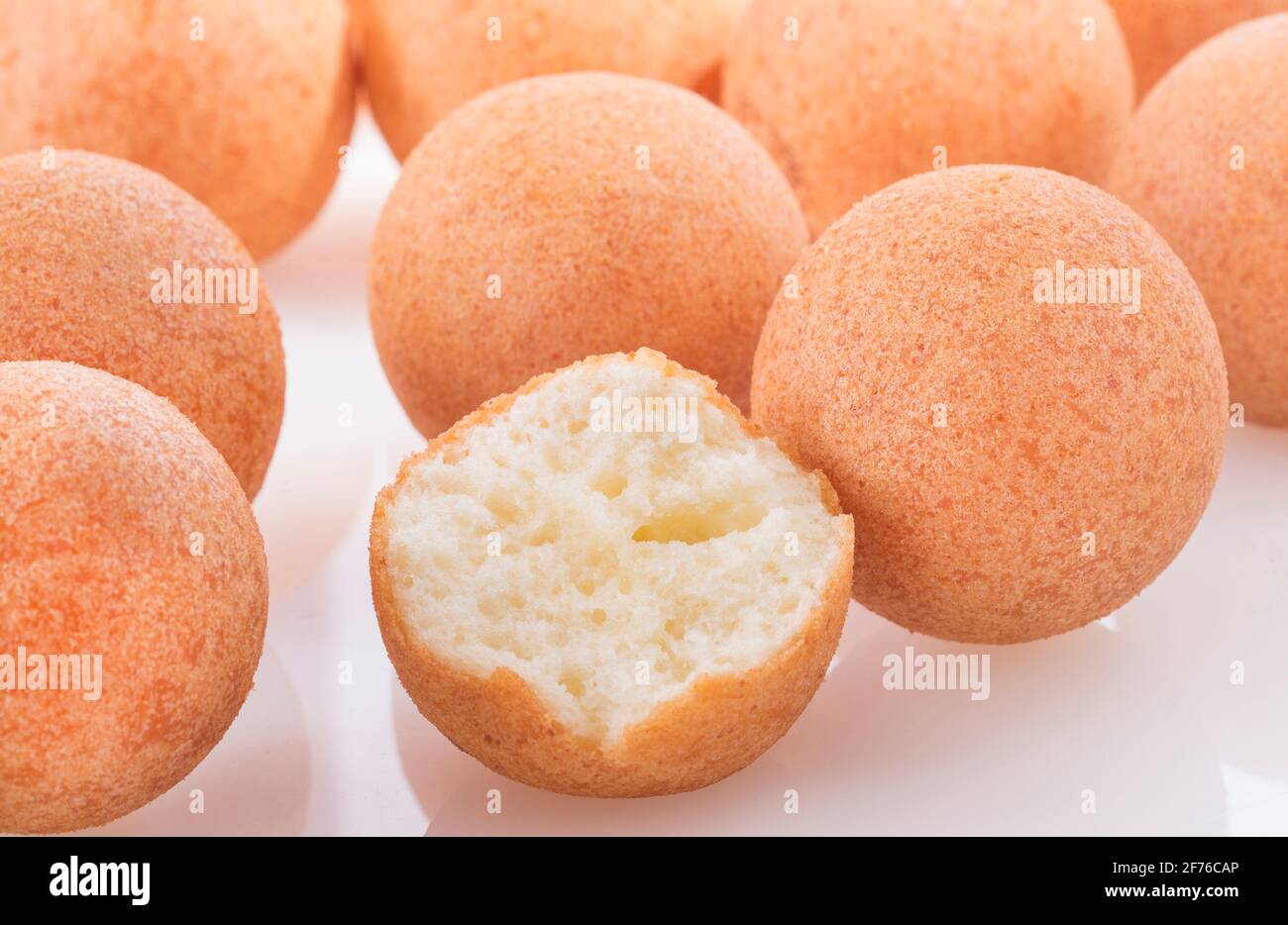 Traditional Colombian buñuelo - Deep Fried Cheese Bread Stock Photo - Alamy