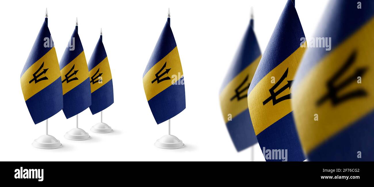Flag set barbados hi-res stock photography and images - Alamy