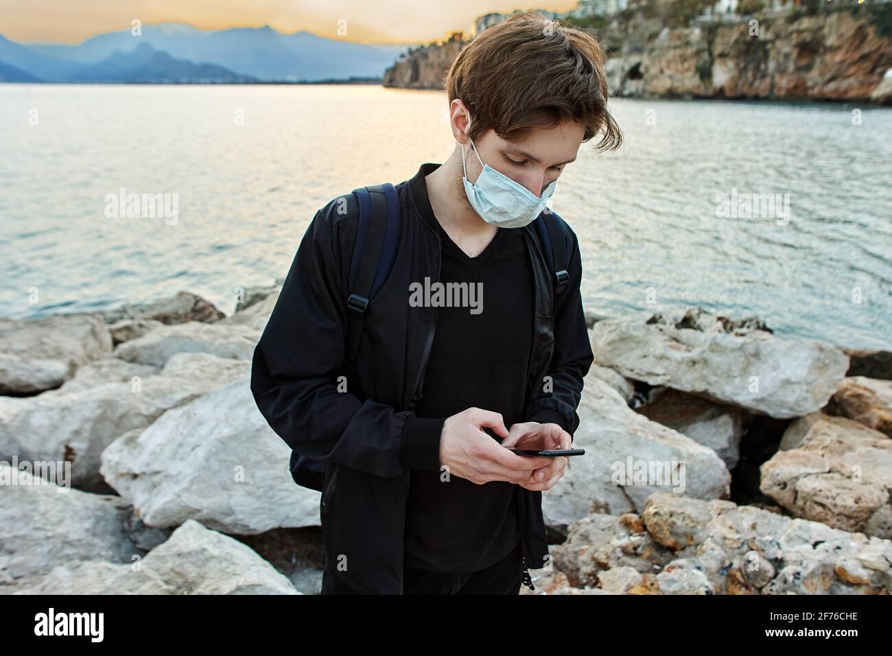 Antalya, Turkey opened tourist season during coronavirus, Caucasian ...