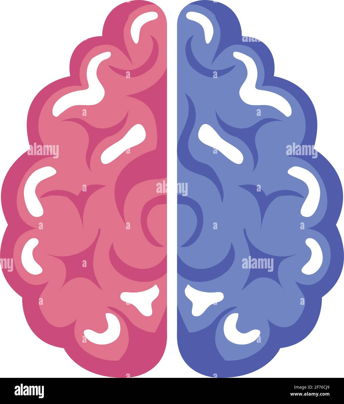 brain purple pink Stock Vector Image & Art - Alamy