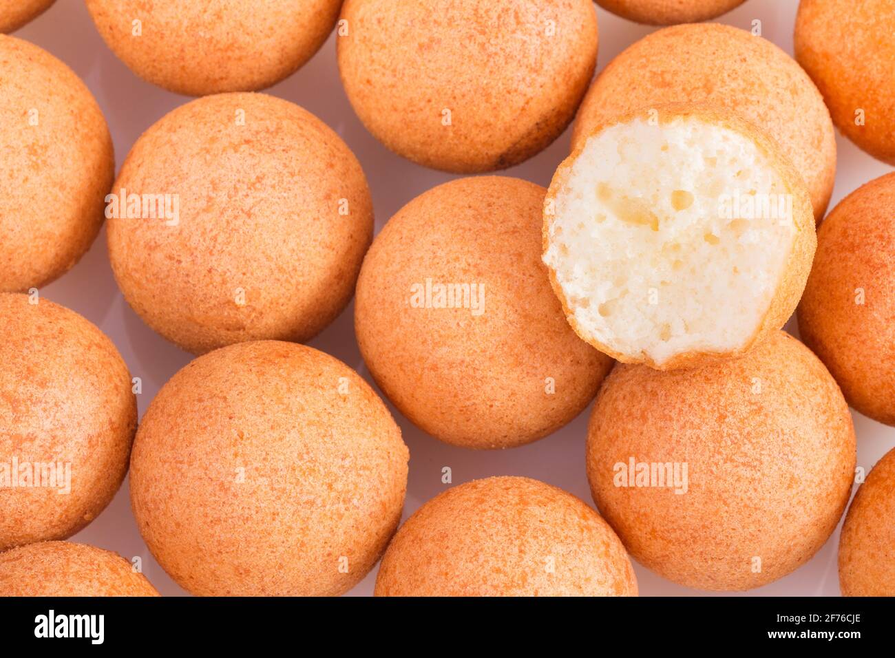 Traditional Colombian buñuelo - Deep Fried Cheese Bread Stock Photo - Alamy