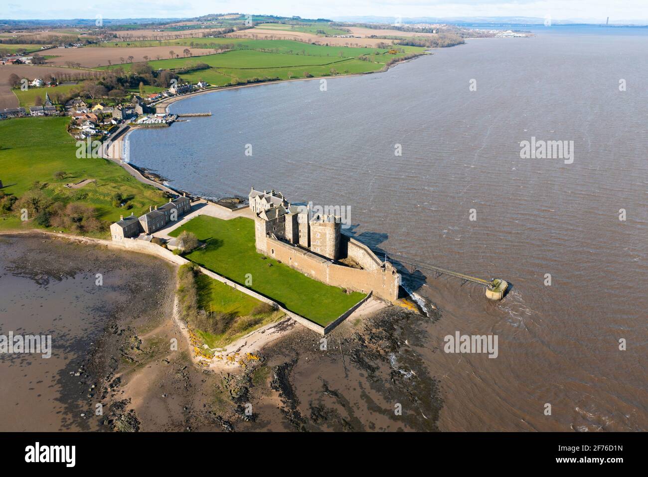Aerial view blackness castle hi-res stock photography and images - Alamy