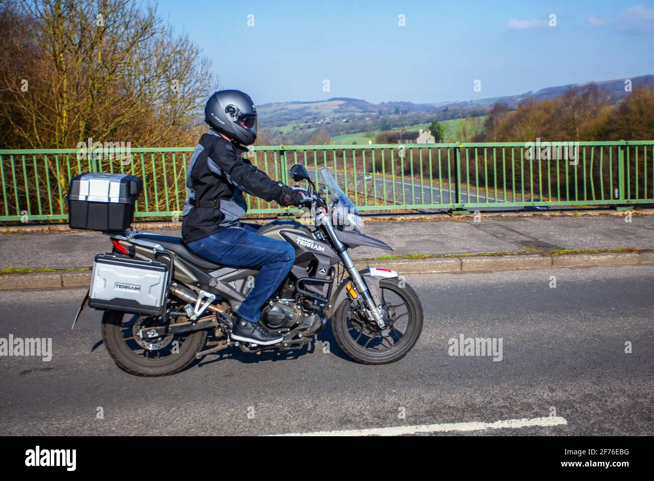 British 125cc rider hi-res stock photography and images - Alamy