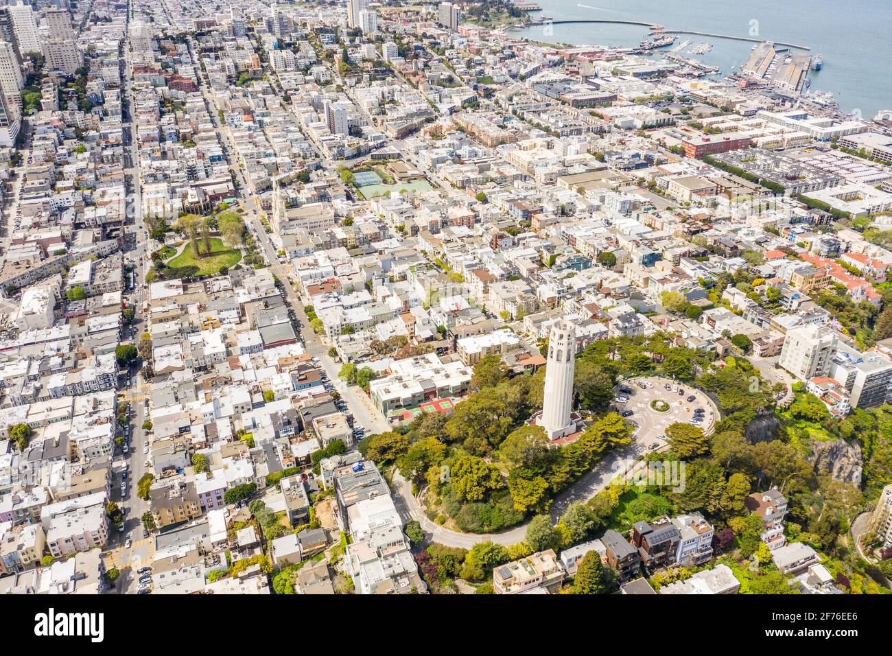 Coit tower telegraph hill landmark hi-res stock photography and images ...