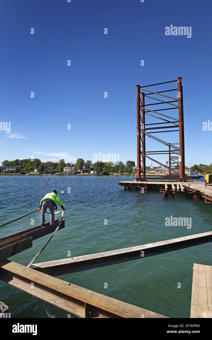 The construction of the Motala Bridge. With the advent of the Motala ...