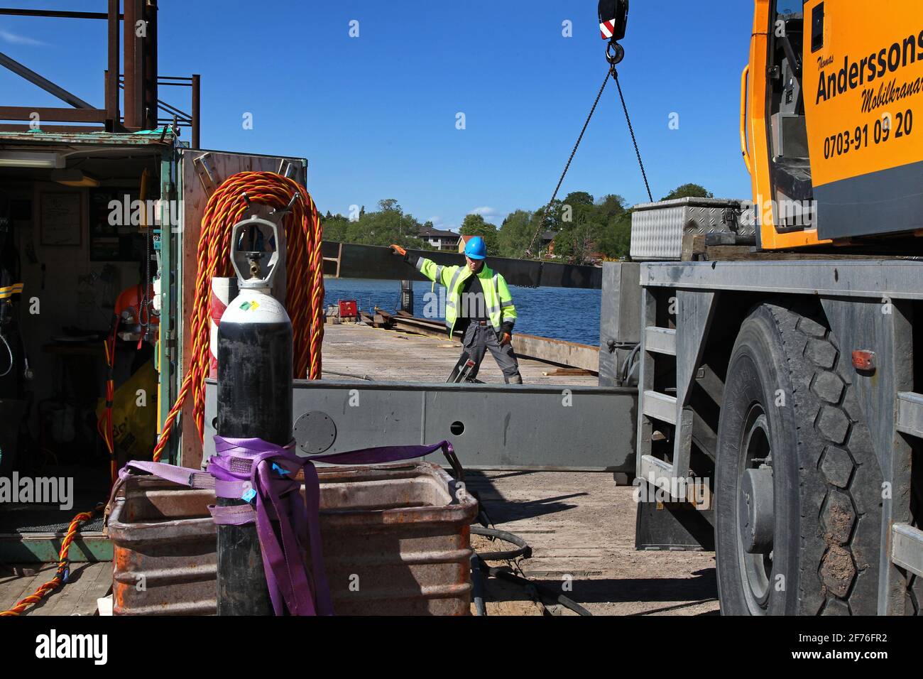 The construction of the Motala Bridge. With the advent of the Motala ...