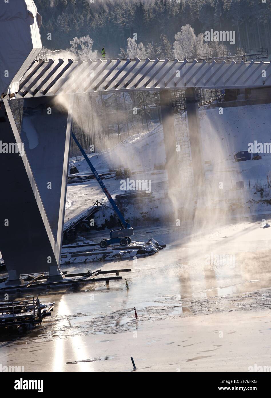 The construction of the Motala Bridge. With the advent of the Motala ...