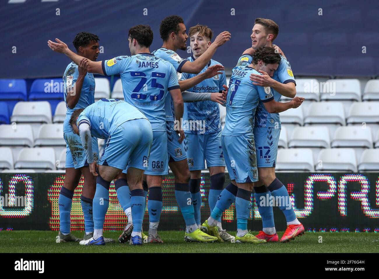 Birmingham, UK. 05th Apr, 2021. Viktor Gyokeres #12 of Coventry City ...