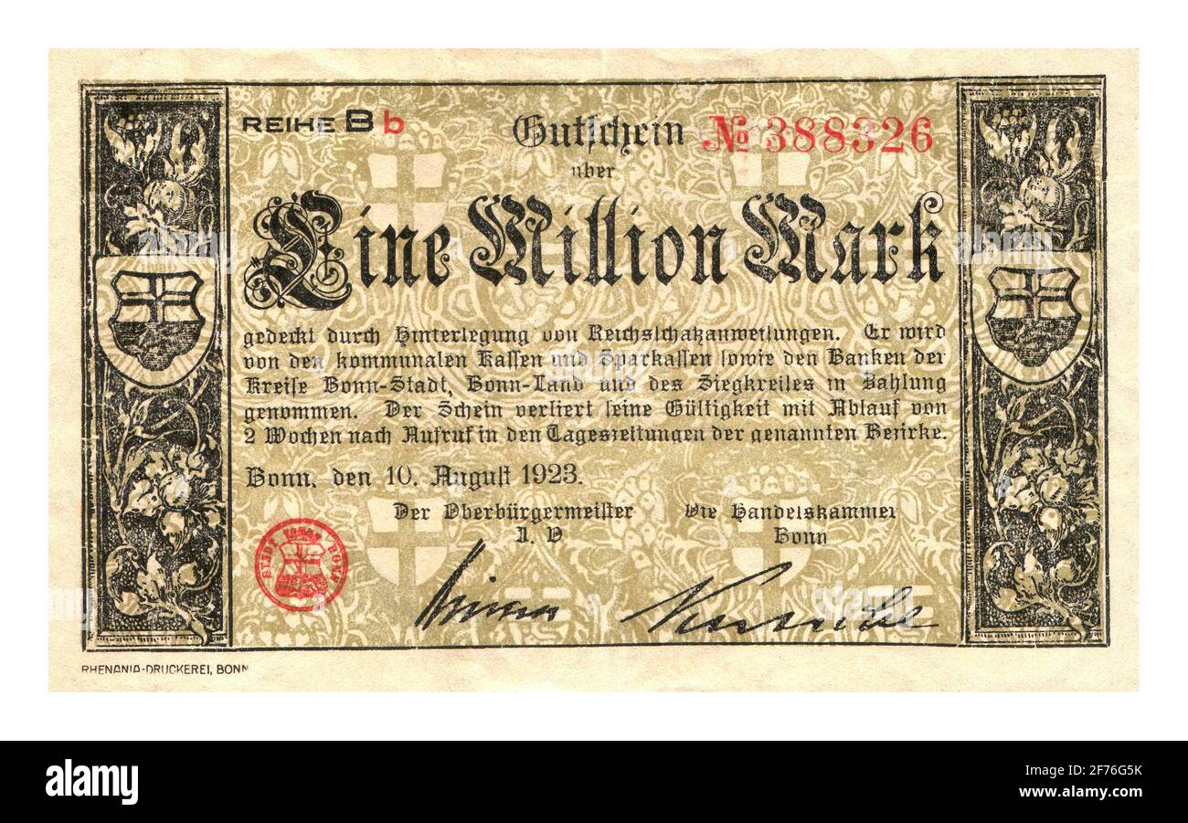 Million Mark Banknote High Resolution Stock Photography and Images - Alamy