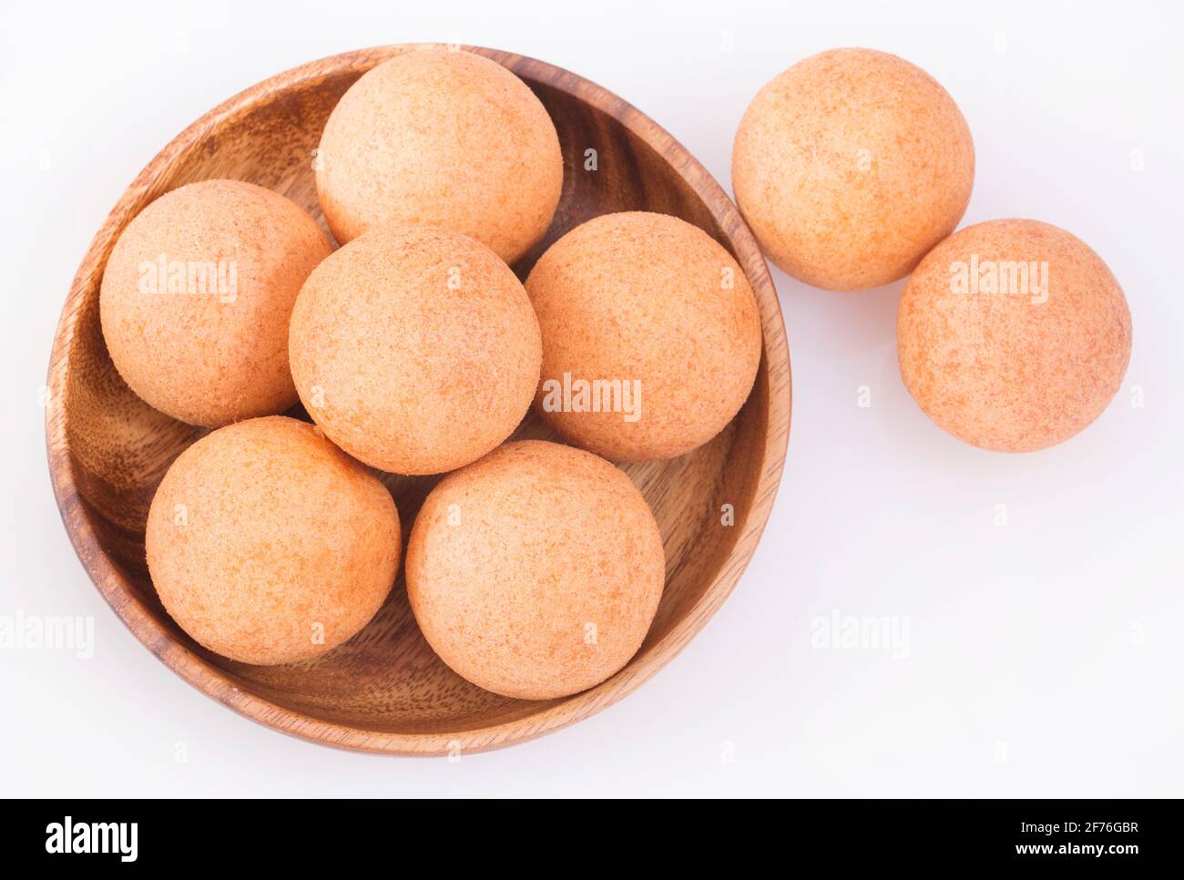 Traditional Colombian buñuelo - Deep Fried Cheese Bread Stock Photo - Alamy