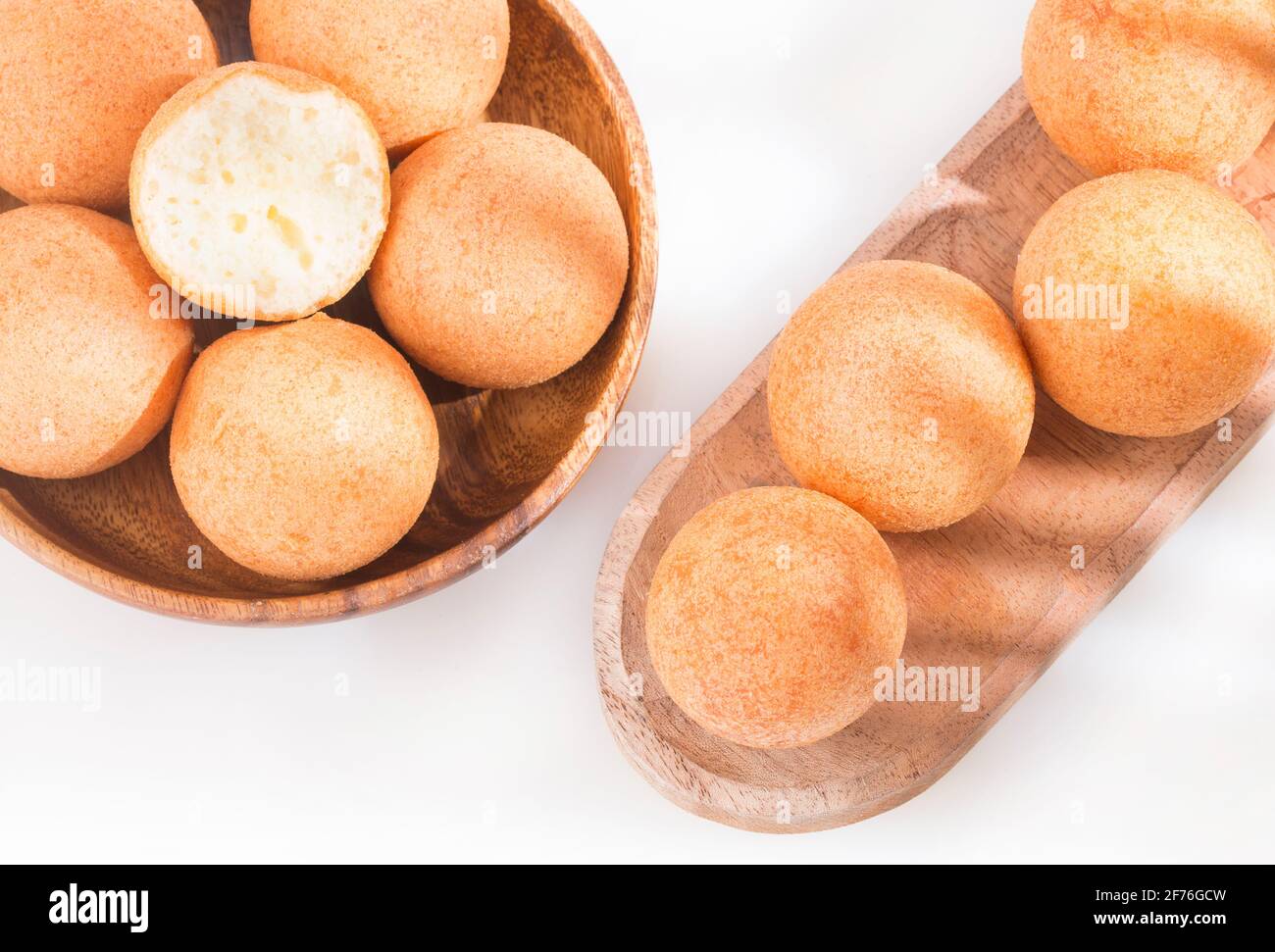 Traditional Colombian buñuelo - Deep Fried Cheese Bread Stock Photo - Alamy
