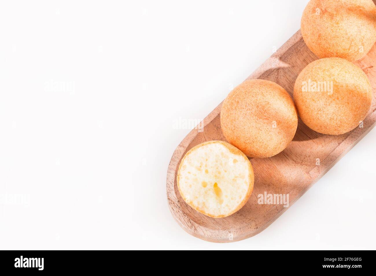 Traditional Colombian buñuelo - Deep Fried Cheese Bread Stock Photo - Alamy