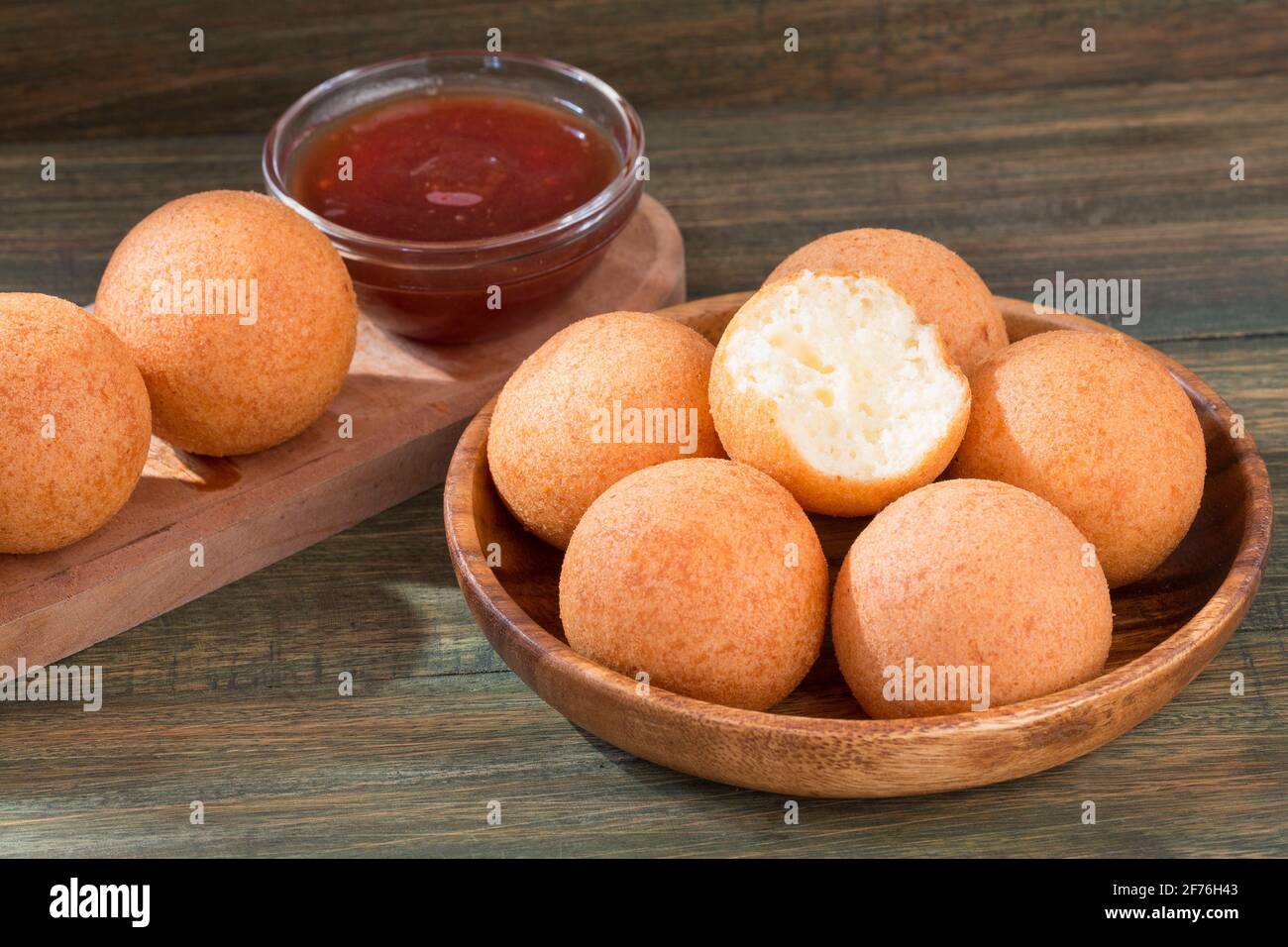 Buñuelos Colombian traditional food Stock Photo - Alamy