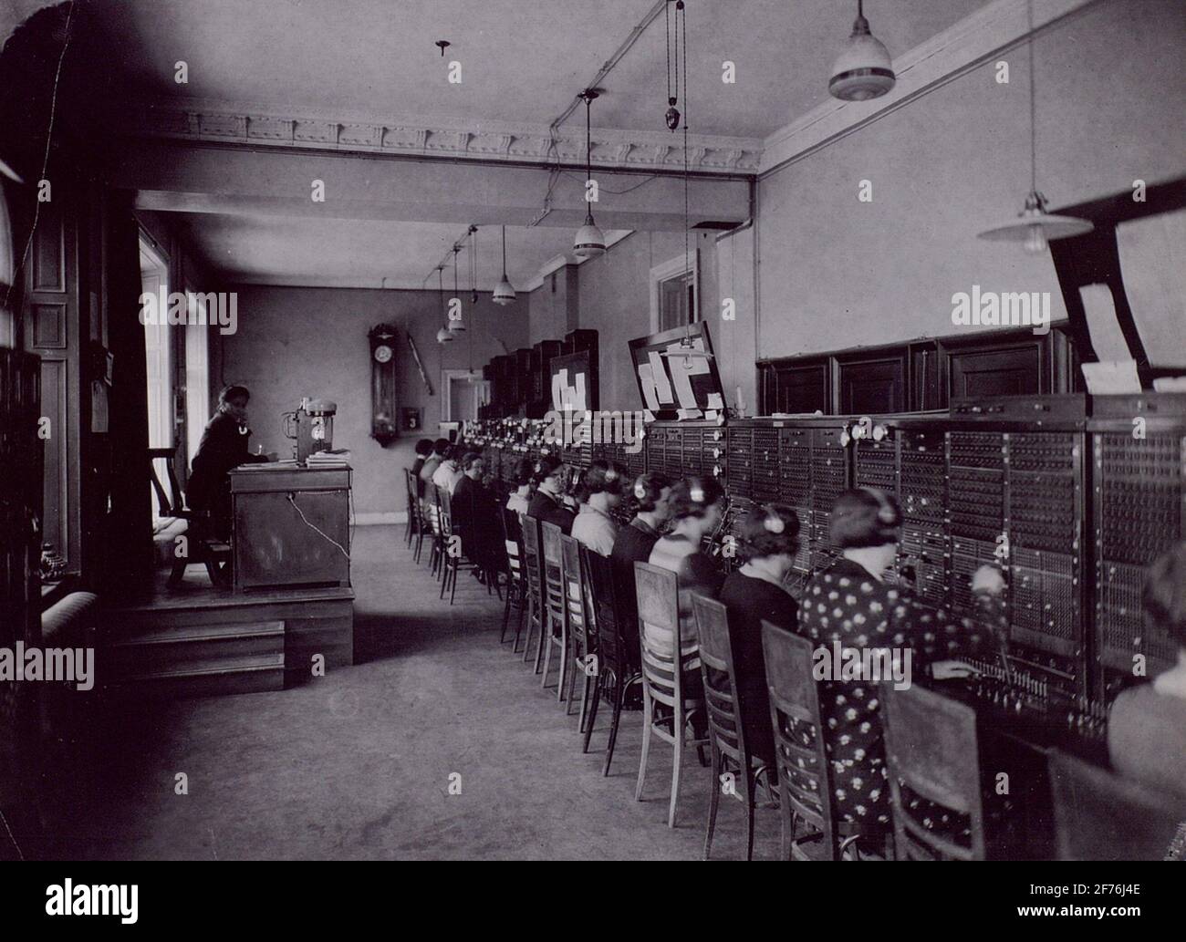 Umeå Old phone station around 1920. Telephone Stock Photo - Alamy