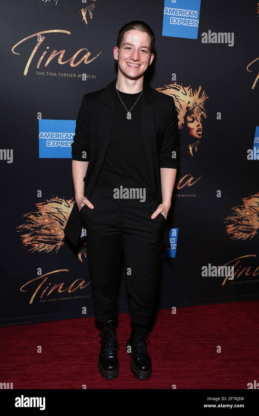 NEW YORK, NY – NOVEMBER 8: Theo Germaine arrives for the opening night ...