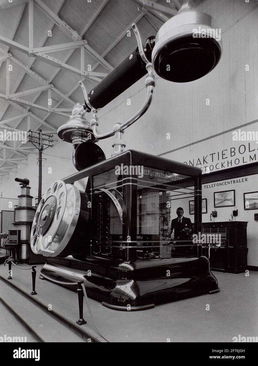 Gothenburg exhibition 1923. LM's booth Stock Photo - Alamy