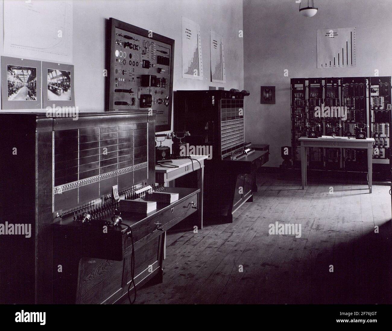 Gothenburg exhibition 1923. Western Electric's automatic telegraph ...