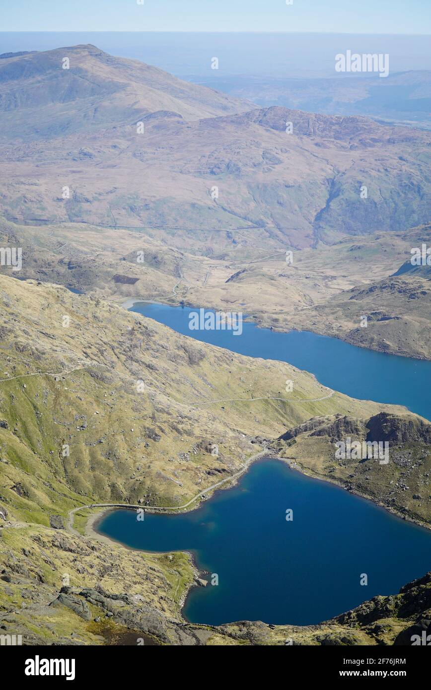 Spring Journey to Snowdon Mountain 5-11 Stock Photo - Alamy