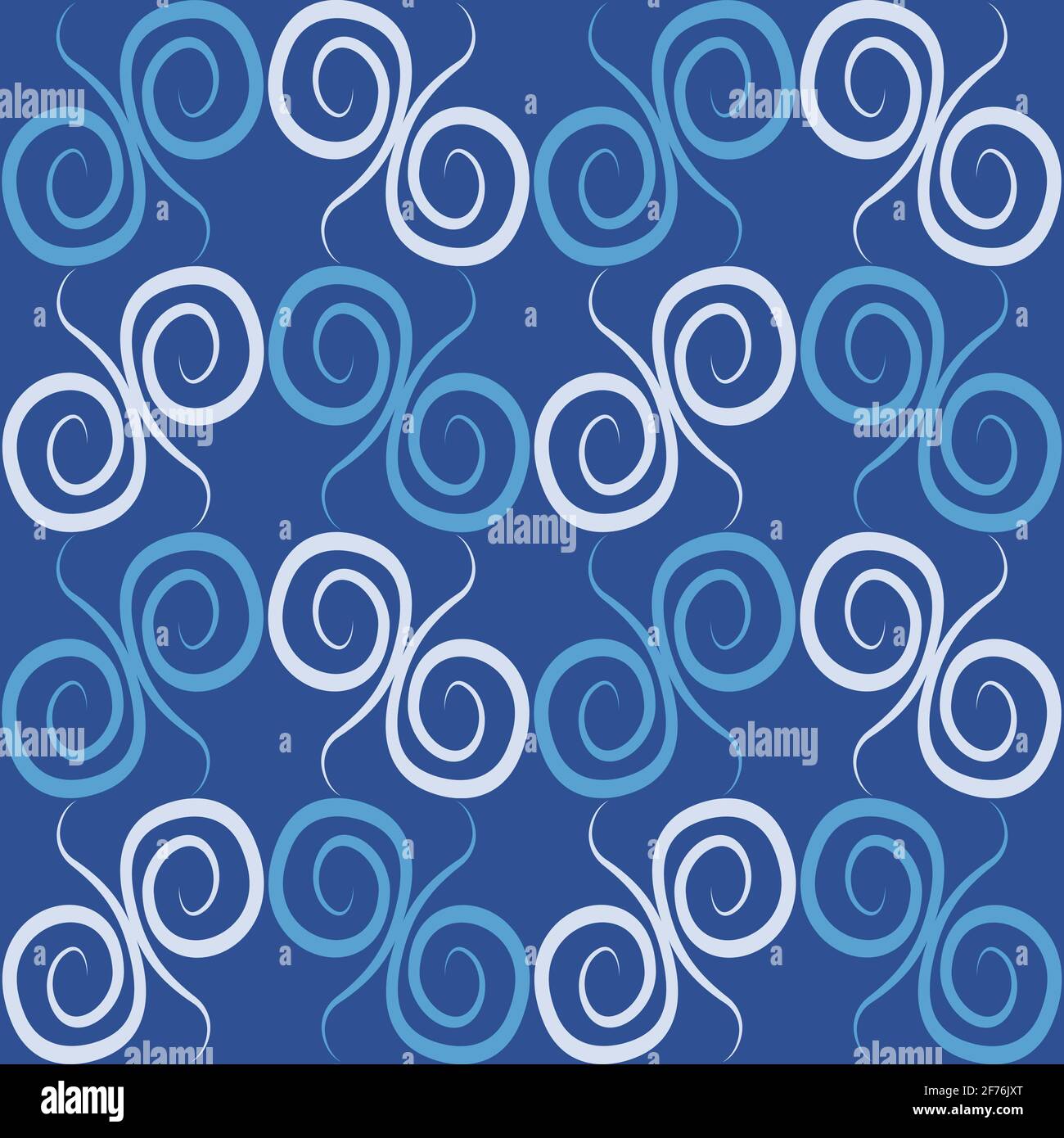 Seamless texture, pattern on a square background - colored curls ...