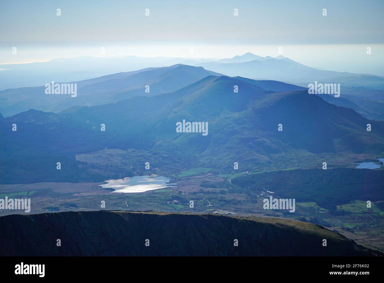 Spring Journey to Snowdon Mountain 2-11 Stock Photo - Alamy
