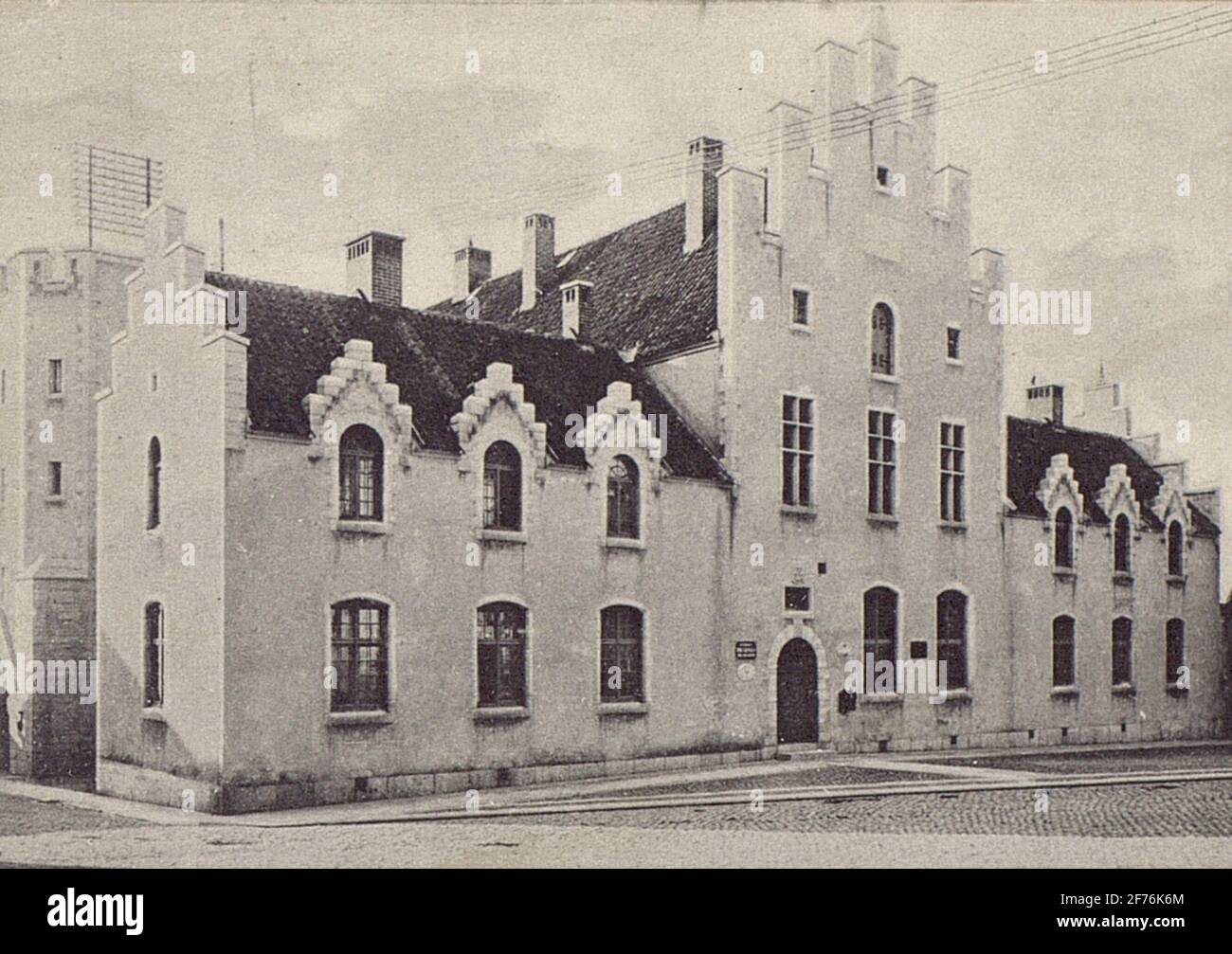 Postcard. Visby. Telegraph mail and the Riksbankshuset. (Publisher ...