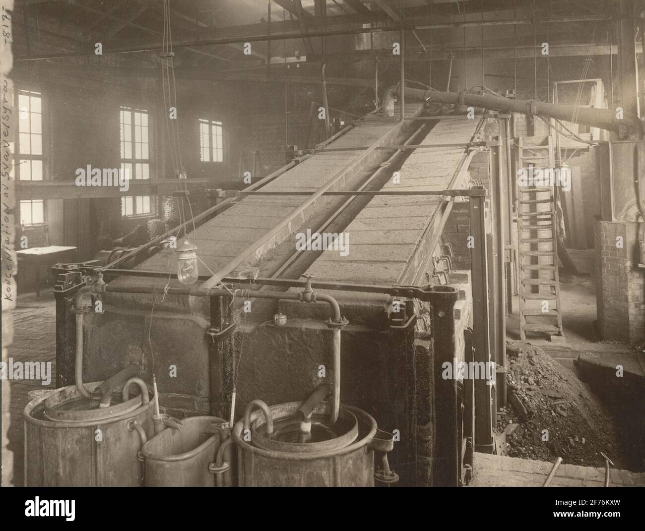 Interior Skåne Super phosphate and sulfury drabriks AB. Concentration ...