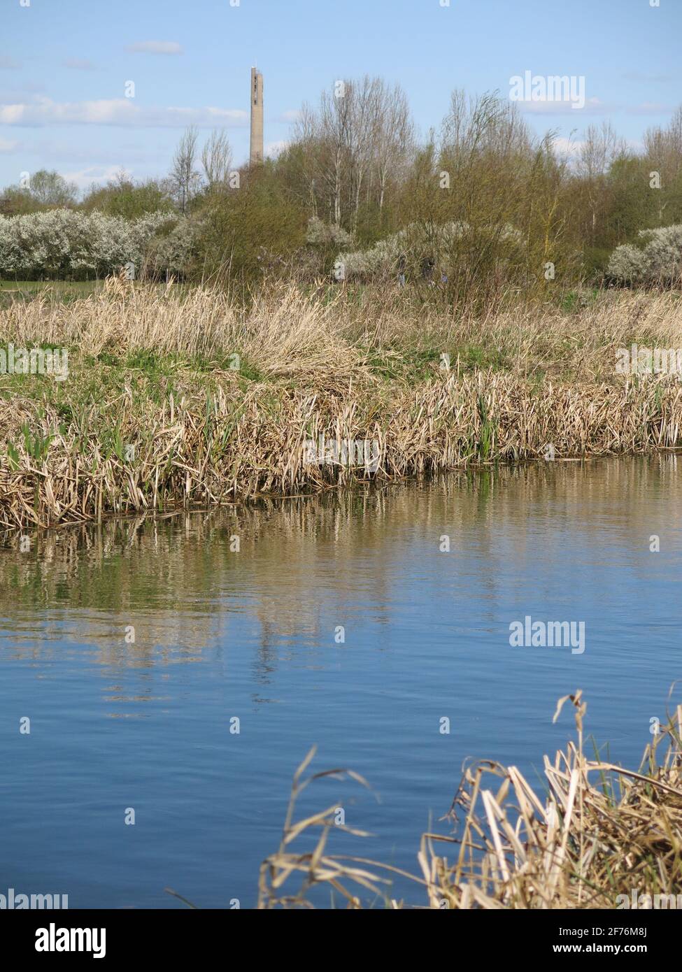 The outskirts of Northampton and a view across the countryside of Upton ...