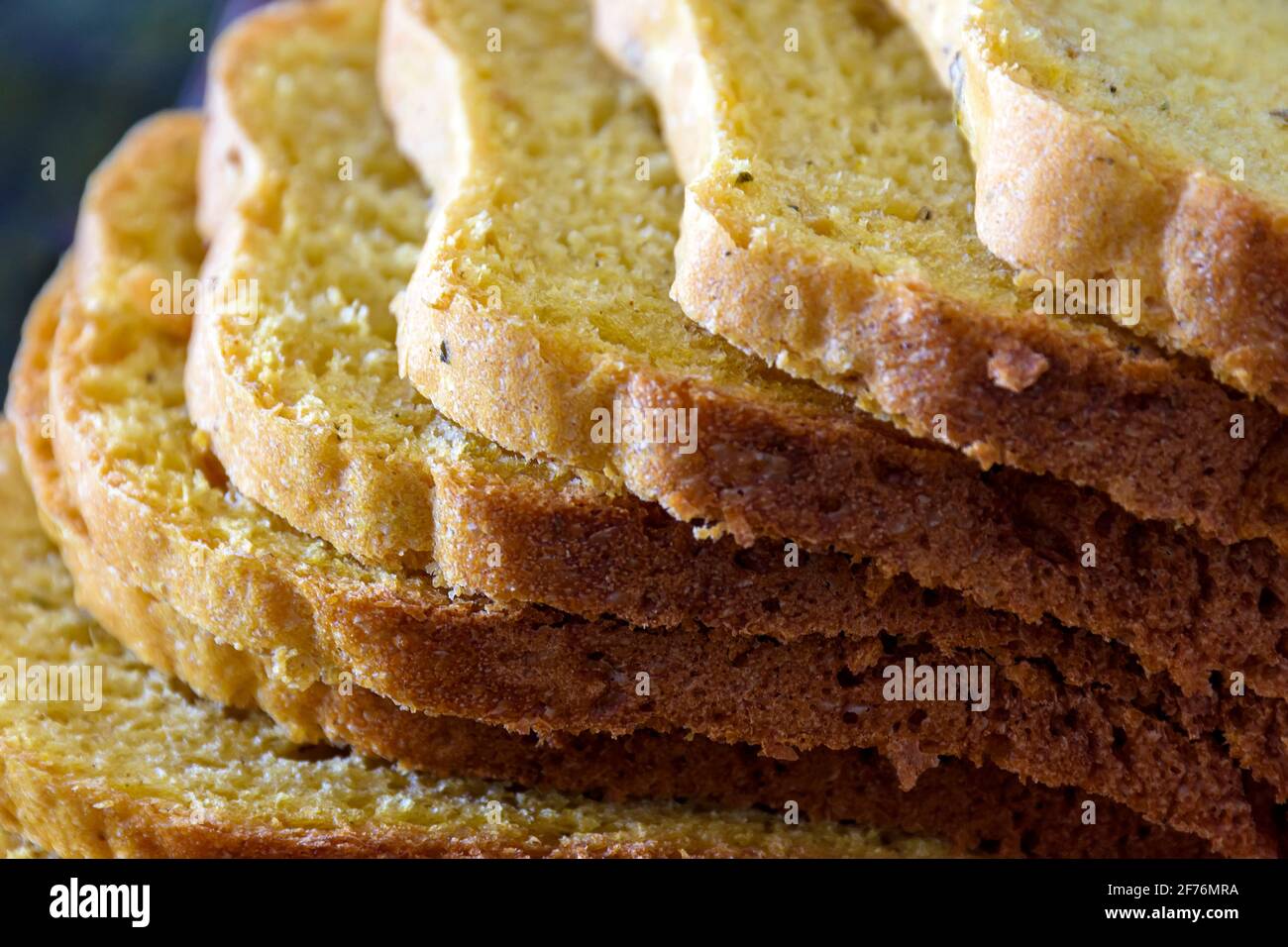 Homemade natural bread made with organic ingredients totally without ...