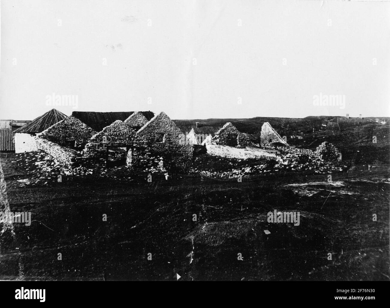 Ancient ruins historical architecture Black and White Stock Photos ...