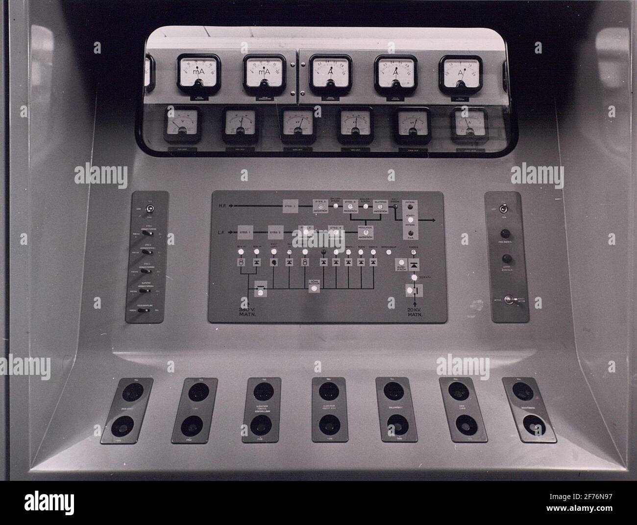 The neck station. Middle-wave transmitter. (7.3.1956 Stock Photo - Alamy