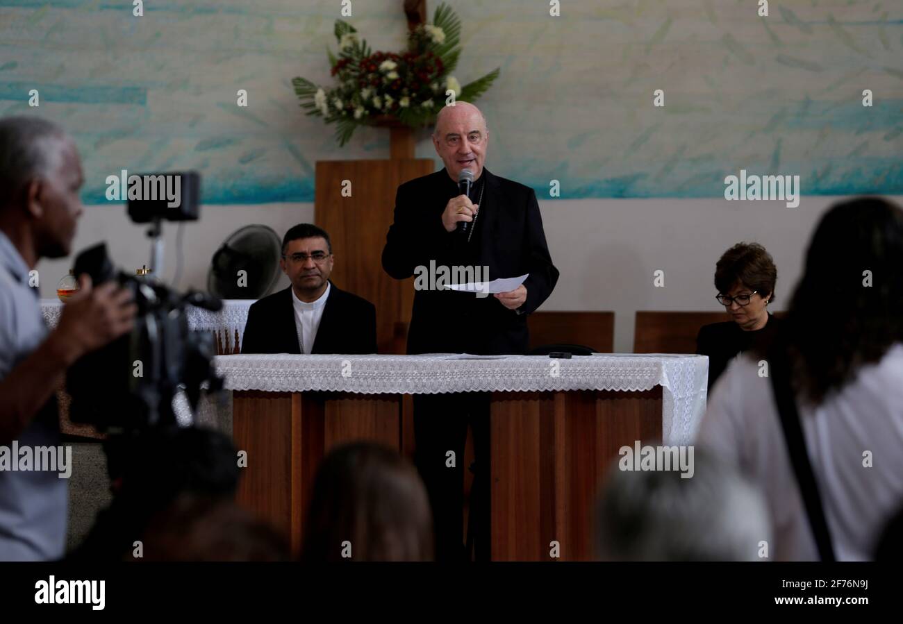 salvador, bahia / brazil - July 1, 2019: Archbishop Murilo Krieger of ...