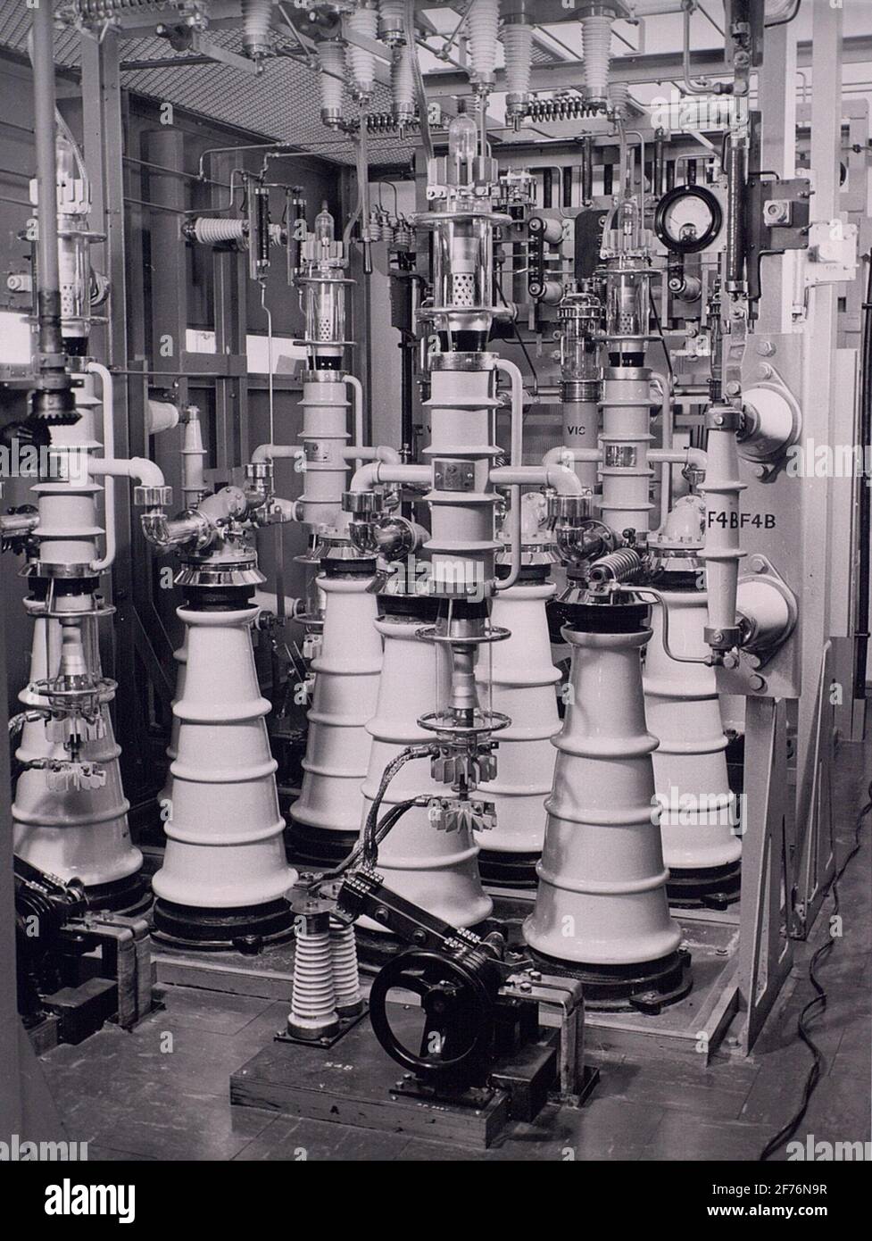 The neck station. Middle-wave transmitter. Details Stock Photo - Alamy