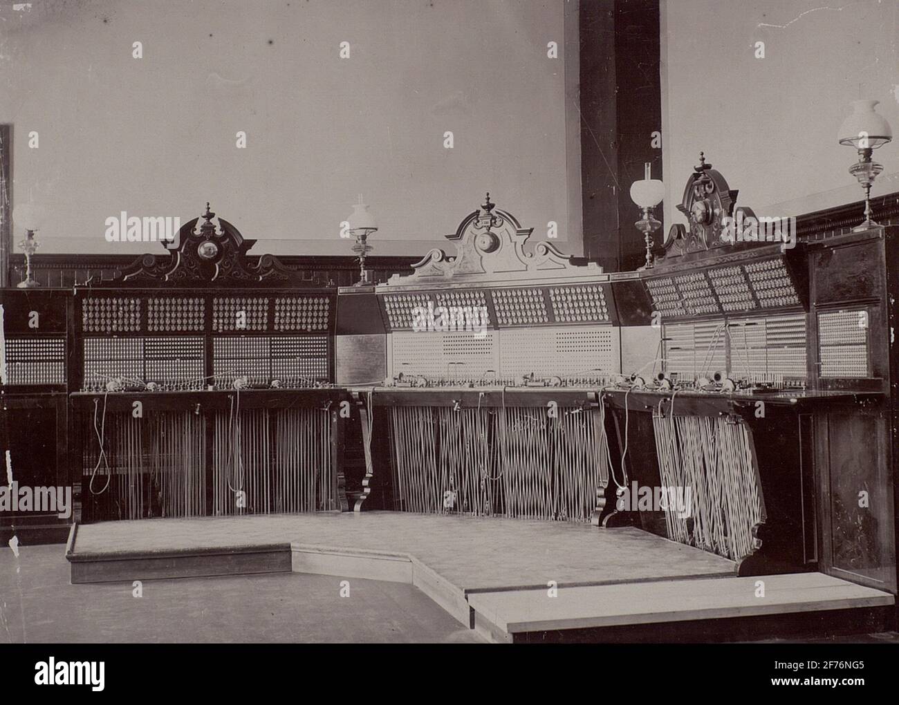 Gävle. Older single line tables remodeled to double line tables at the ...