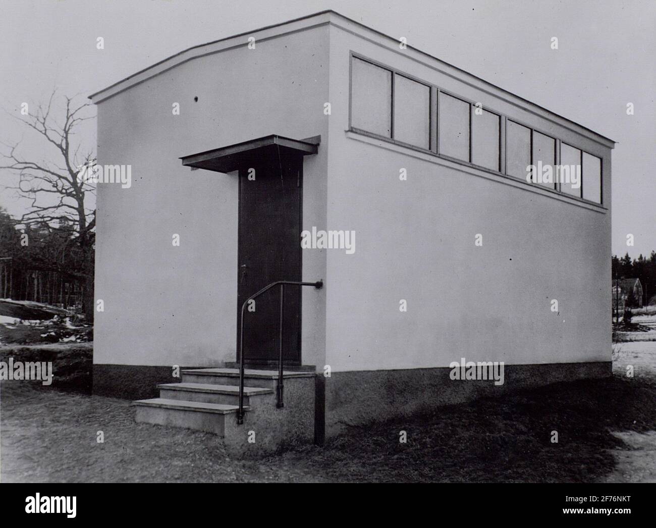 Lidingö. Station building for Lidingö Brevik's automatic station ...