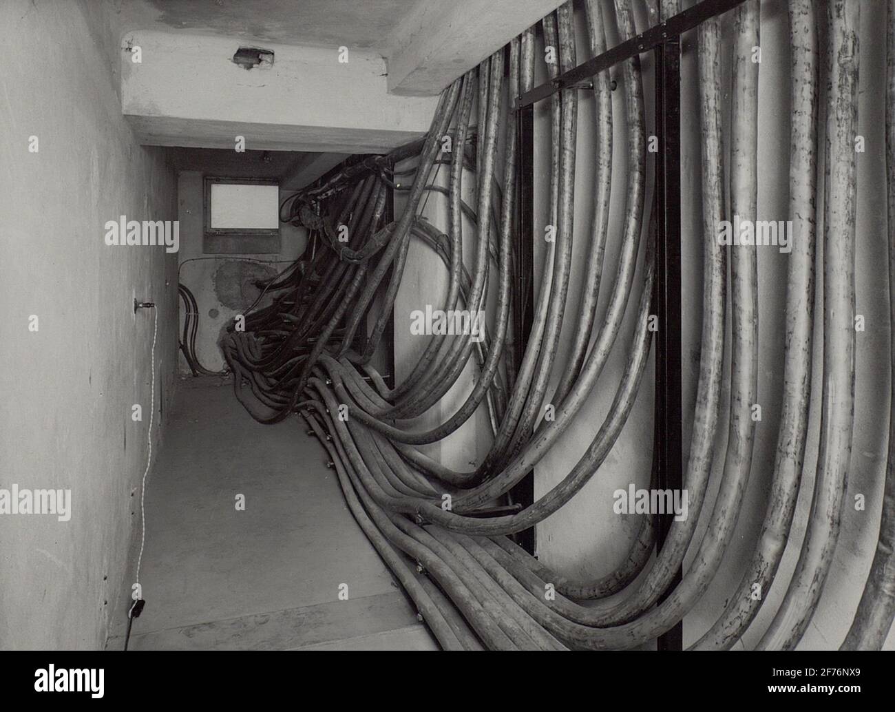 Karlaplan 2. Cable cellar Stock Photo - Alamy