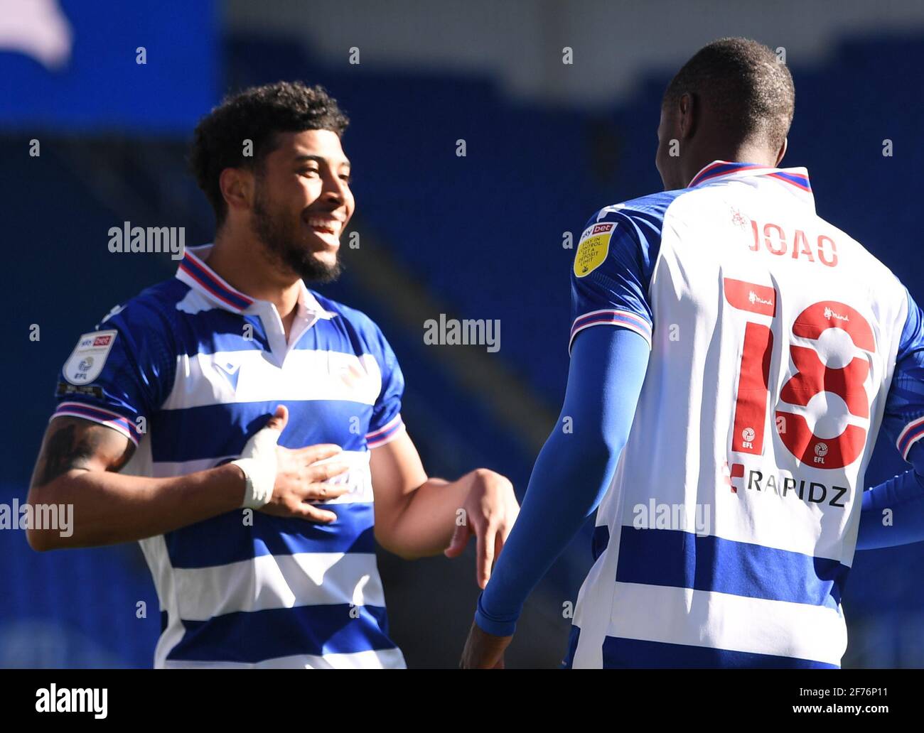 Madejski Stadium, Reading, Berkshire, UK. 5th Apr, 2021. English ...