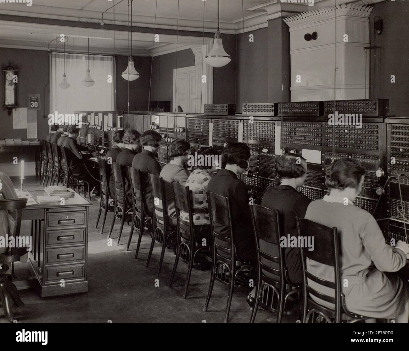 Telephone switchboard room hi-res stock photography and images - Alamy