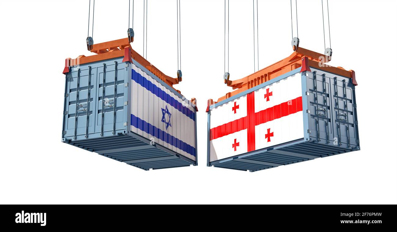 Georgia israel flag hi-res stock photography and images - Alamy