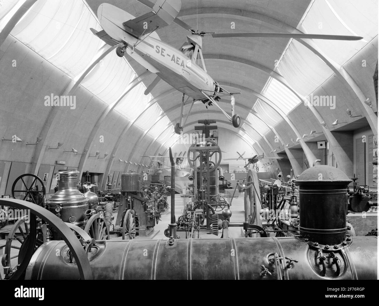 Machine hall at the Technical Museum Stock Photo - Alamy