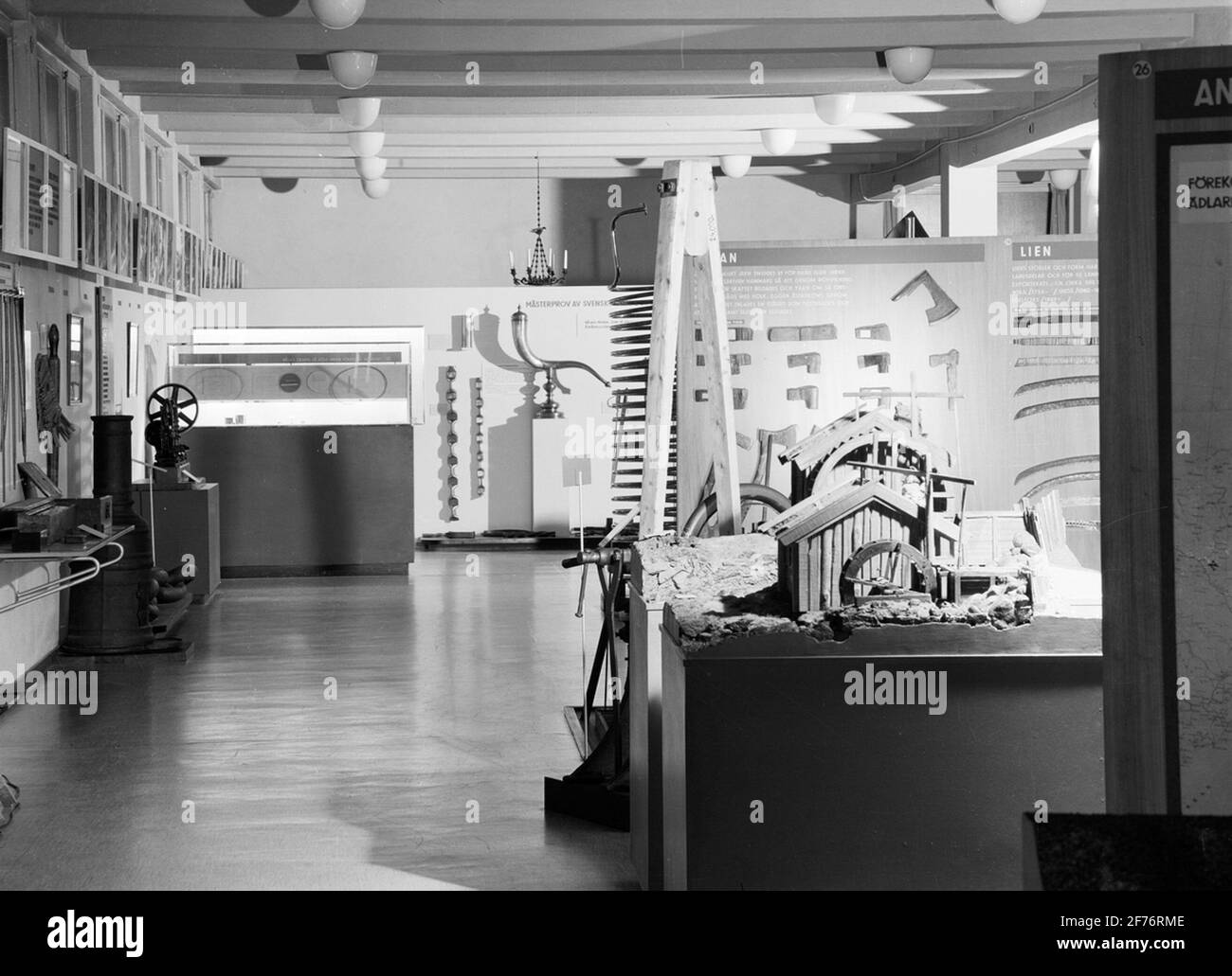 Iron and steel exhibition at the Technical Museum Stock Photo - Alamy